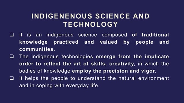 Indigenous Science and Technology in the Philippines | PDF ...