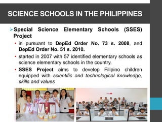 SCIENCE EDUCATION IN THE PHILIPPINES-PPT | PDF