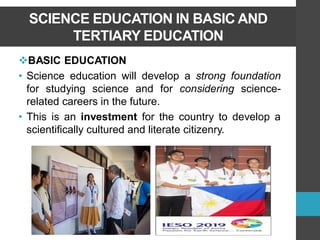 SCIENCE EDUCATION IN THE PHILIPPINES-PPT | PDF