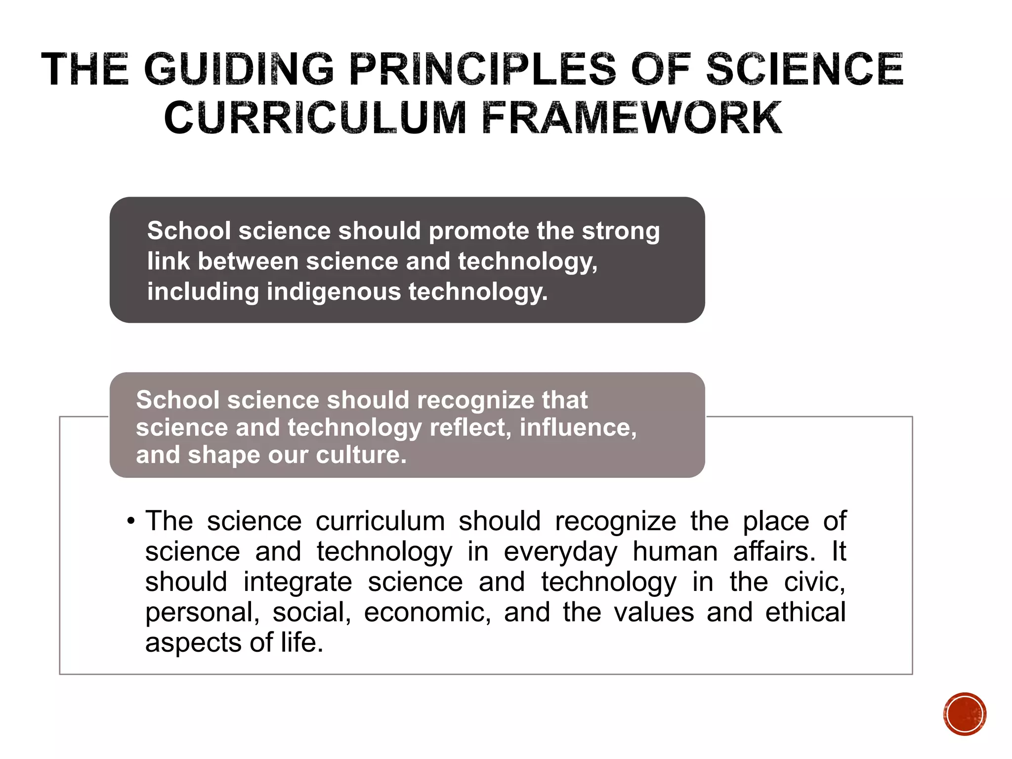 SCIENCE FRAMEWORK FOR PHILIPPINE BASIC EDUCATION.pptx | Primary ...