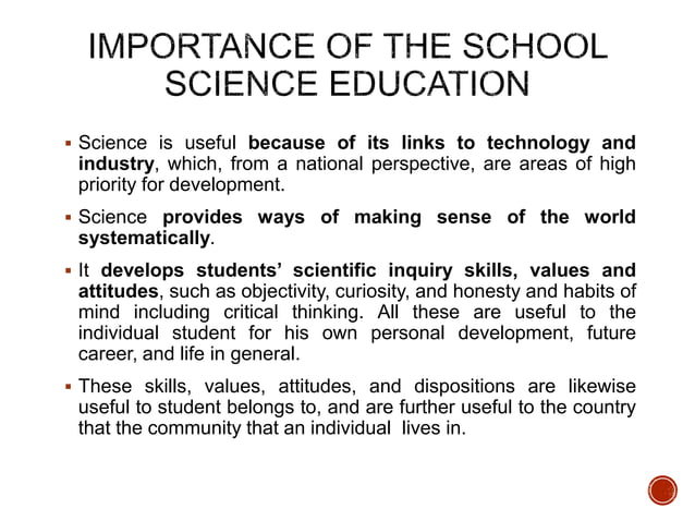SCIENCE FRAMEWORK FOR PHILIPPINE BASIC EDUCATION.pptx | Primary ...