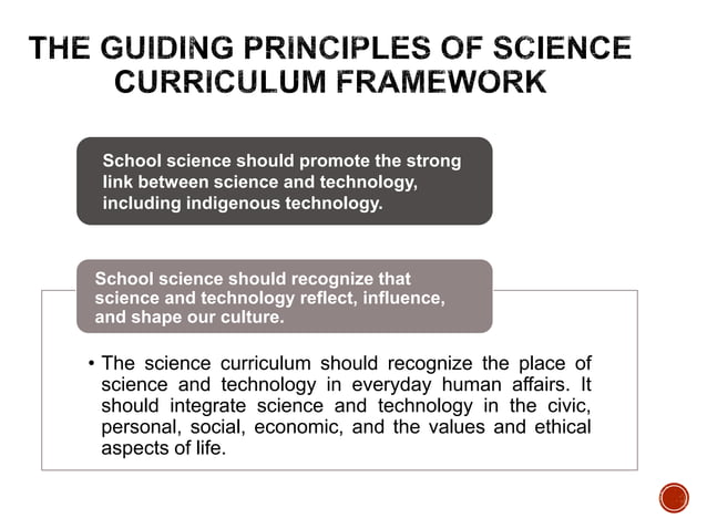 SCIENCE FRAMEWORK FOR PHILIPPINE BASIC EDUCATION.pptx | Primary ...