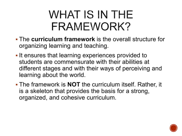 SCIENCE FRAMEWORK FOR PHILIPPINE BASIC EDUCATION.pptx | Primary ...