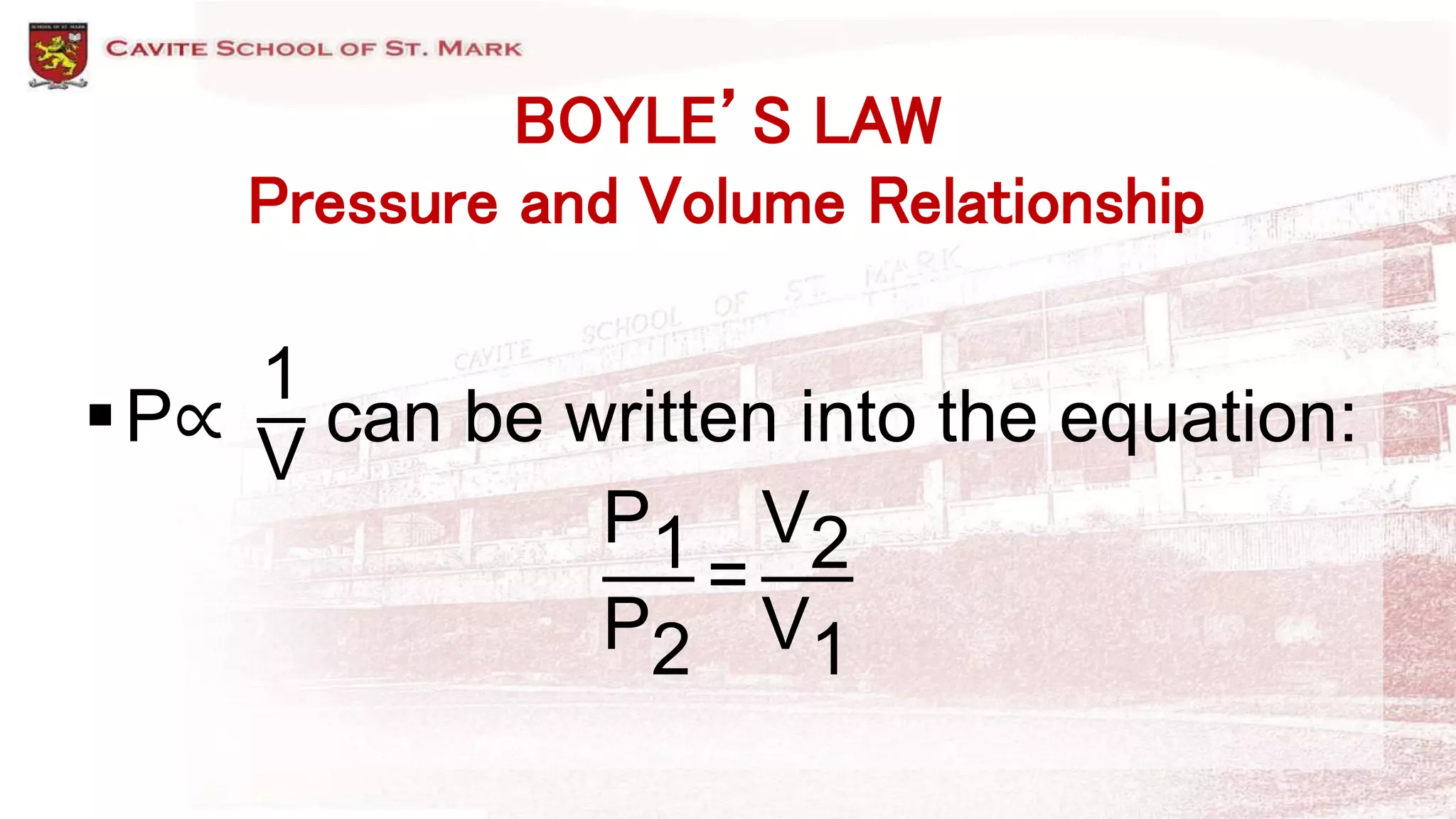 Boyle's Law | PPTX
