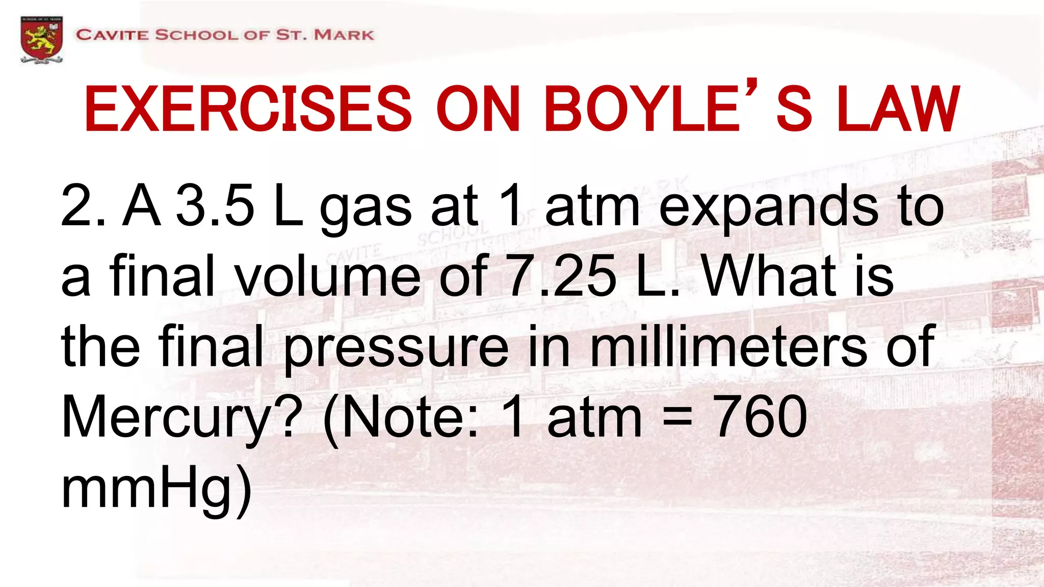 Boyle's Law | PPTX