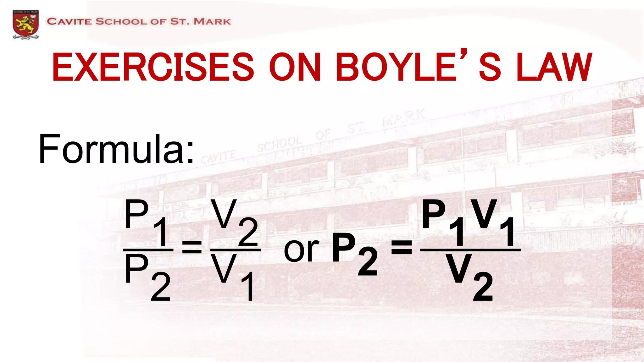Boyle's Law | PPTX
