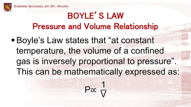 Boyle's Law | PPTX | Physics | Science