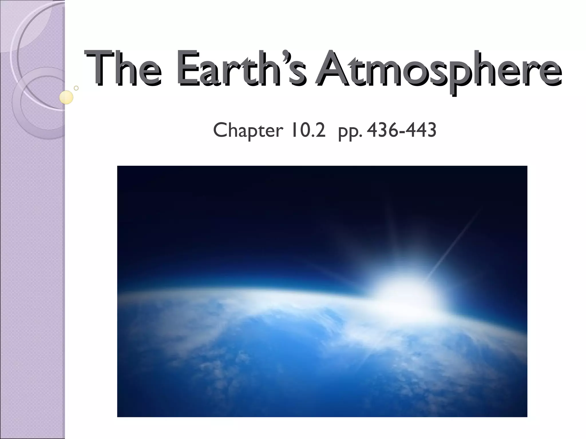 Sci 10 Lesson 3 April 18 - Transfer of Energy in the Earth's Atmosphere ...