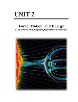 Grade 10 Science Learner' Material Unit 2-Force, Motion and Energy | PDF