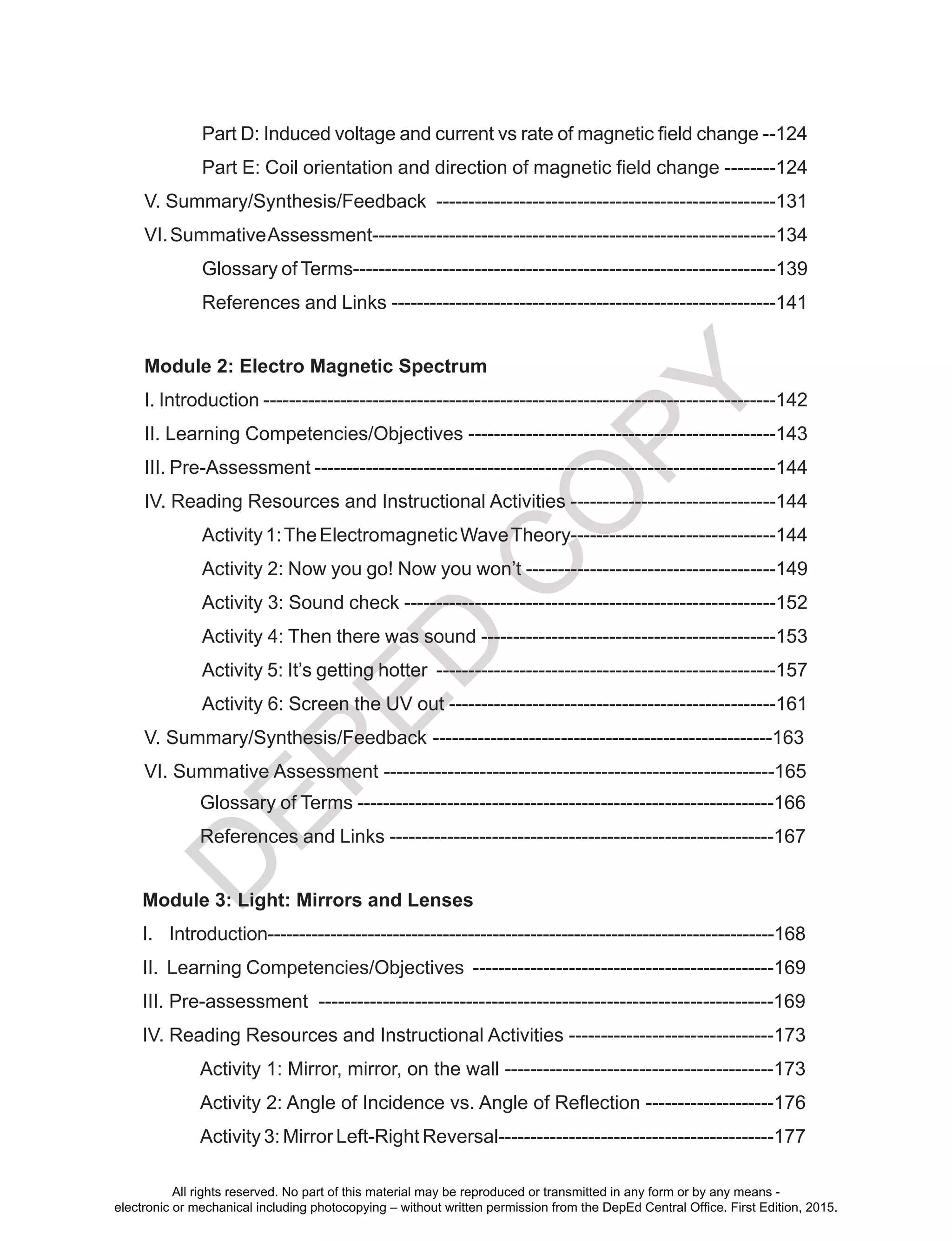 Science 10 Unit 2 module | PDF