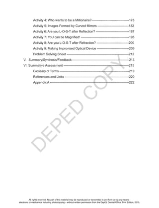 Science 10 Unit 2 module | PDF
