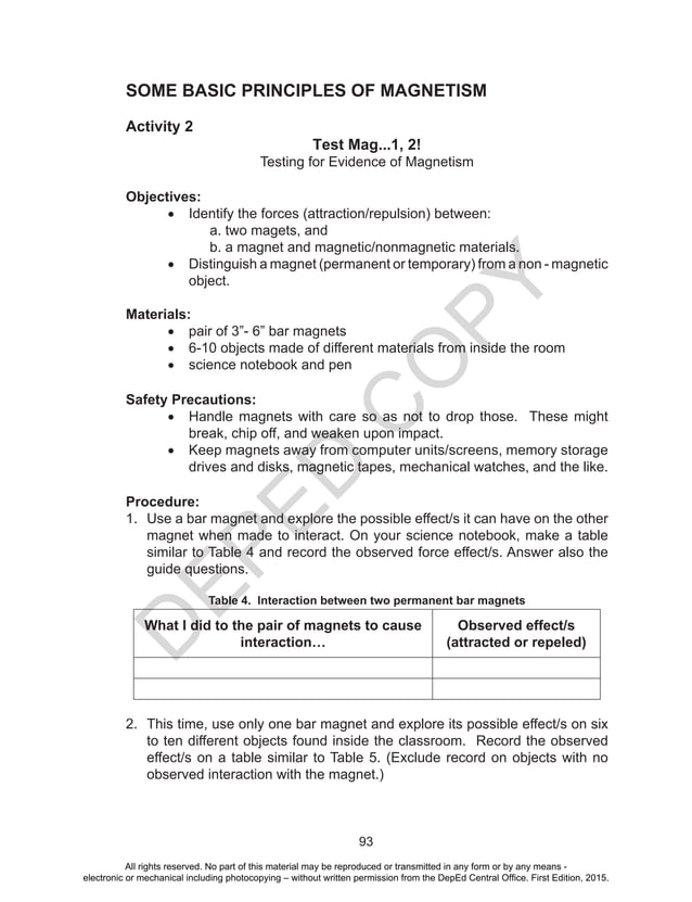 Science 10 Unit 2 module