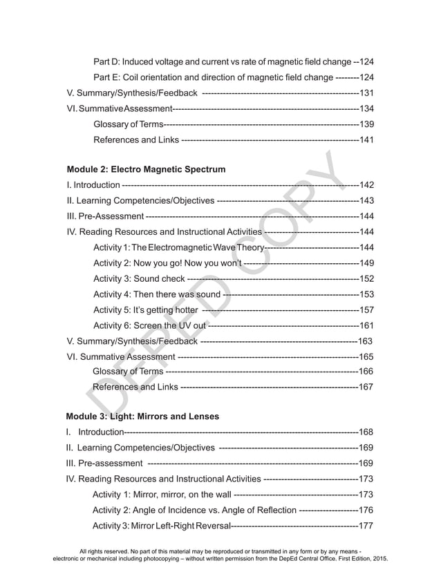 Science 10 Unit 2 module