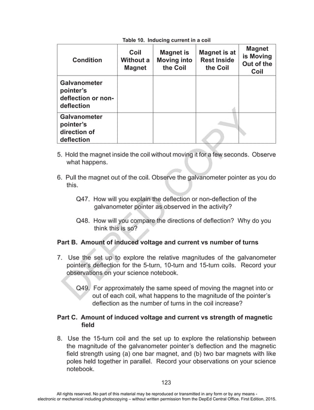 Science 10 Unit 2 module