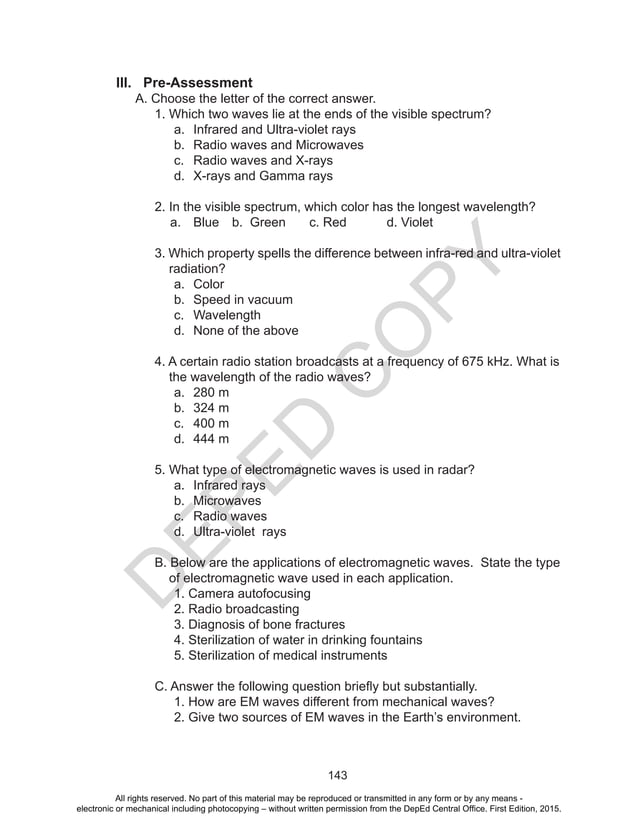 Science 10 Unit 2 module