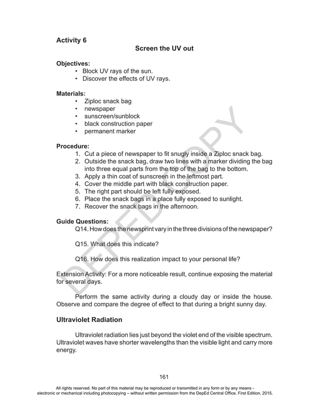 Science 10 Unit 2 module