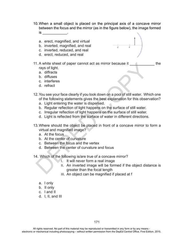 Science 10 Unit 2 module