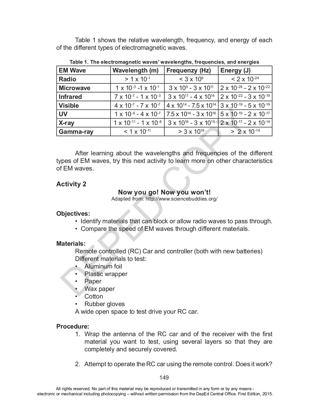 Science 10 Unit 2 module