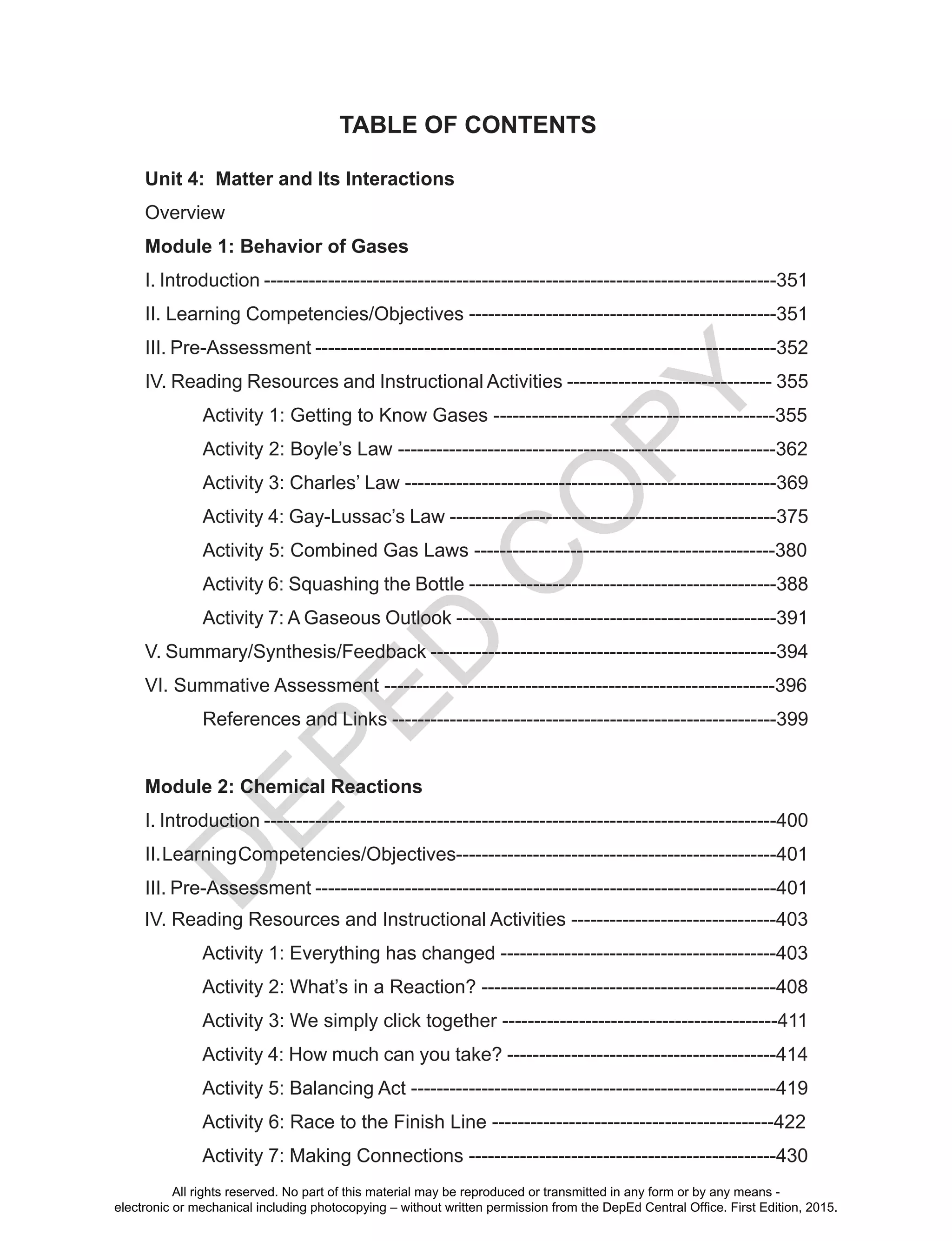 Science 10 Learner’s Material Unit 4 | PDF | Education industry | Industries
