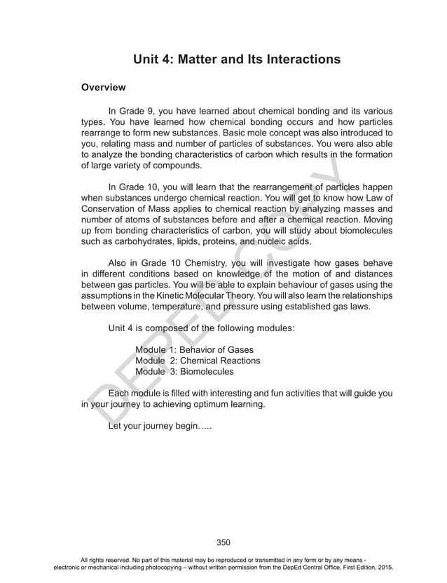 Science 10 Learner’s Material Unit 4 | PDF | Education industry | Industries