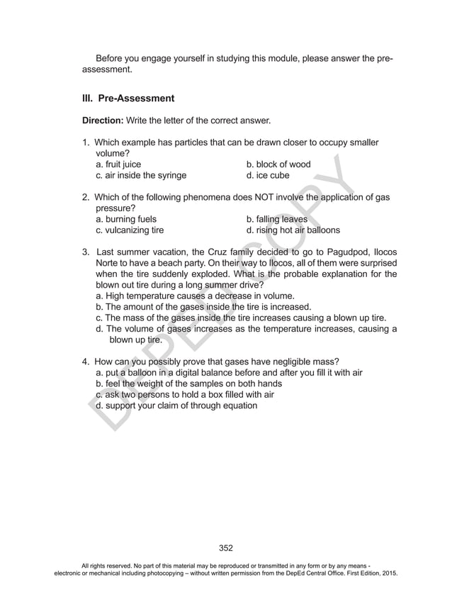 Science 10 Learner’s Material Unit 4 | PDF | Education industry ...
