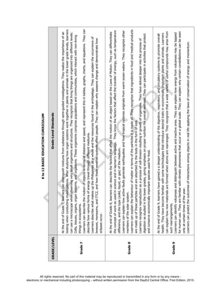 Deped - Grade 10 -- Science Teacher's Guide_Quarter 3 | PDF