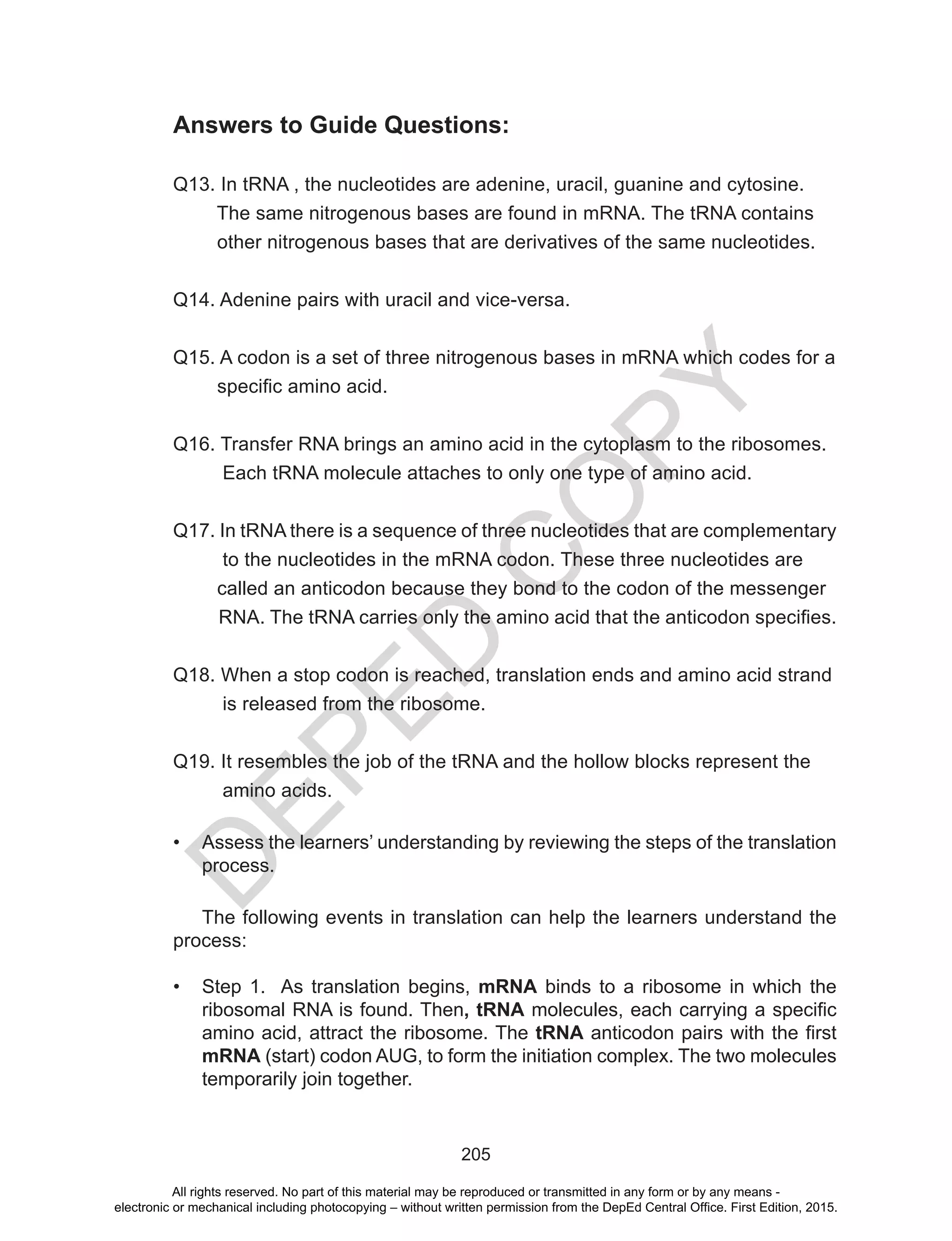 Science learners module grade 10 unit 3 | PDF