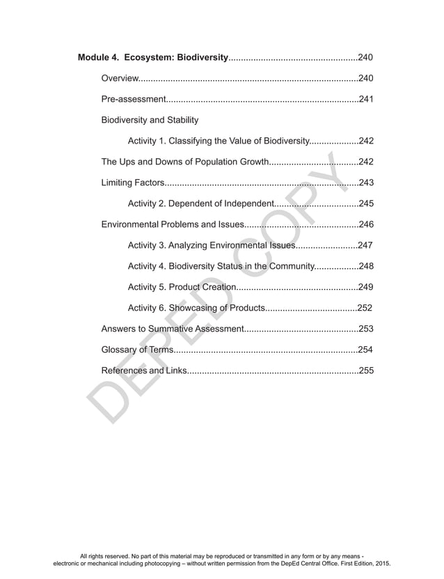 Science learners module grade 10 unit 3 | PDF