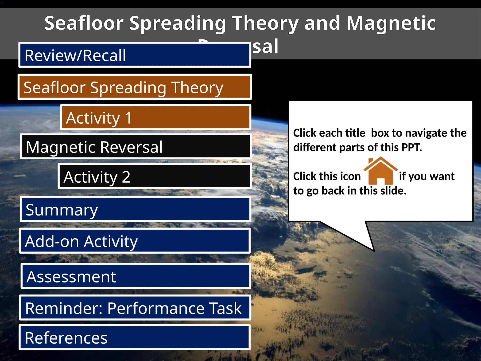 Sci10_Unit1_2.4_Module_2_Seafloor Spreading Theory _ Magnetic Reversal.ppsx
