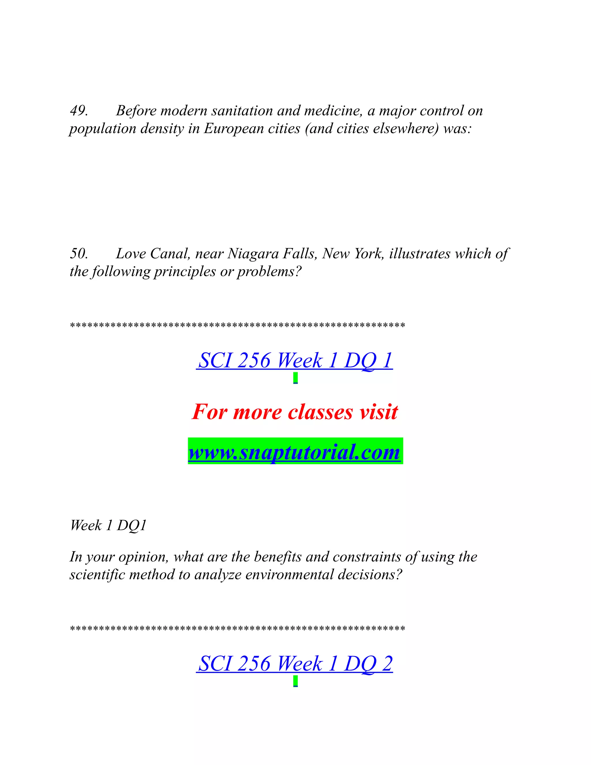 Sci 256 Effective Communication-snaptutorial.com | Science