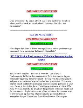 SCI 256 TUTOR Achievement Education--sci256tutor.com