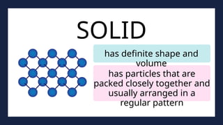 SCIENCE 3 - STATES OF MATTER 1ST QUARTER | PPTX
