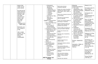 Grade 5 Science 3rd Quarter Curriculum Map | DOC