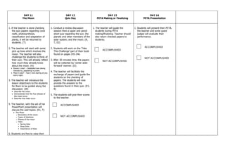 Grade 5 Science 4th Quarter Curriculum Map | DOC