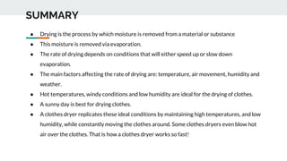 Sci5 lesson evaporation drying | PPTX | Weather | Science