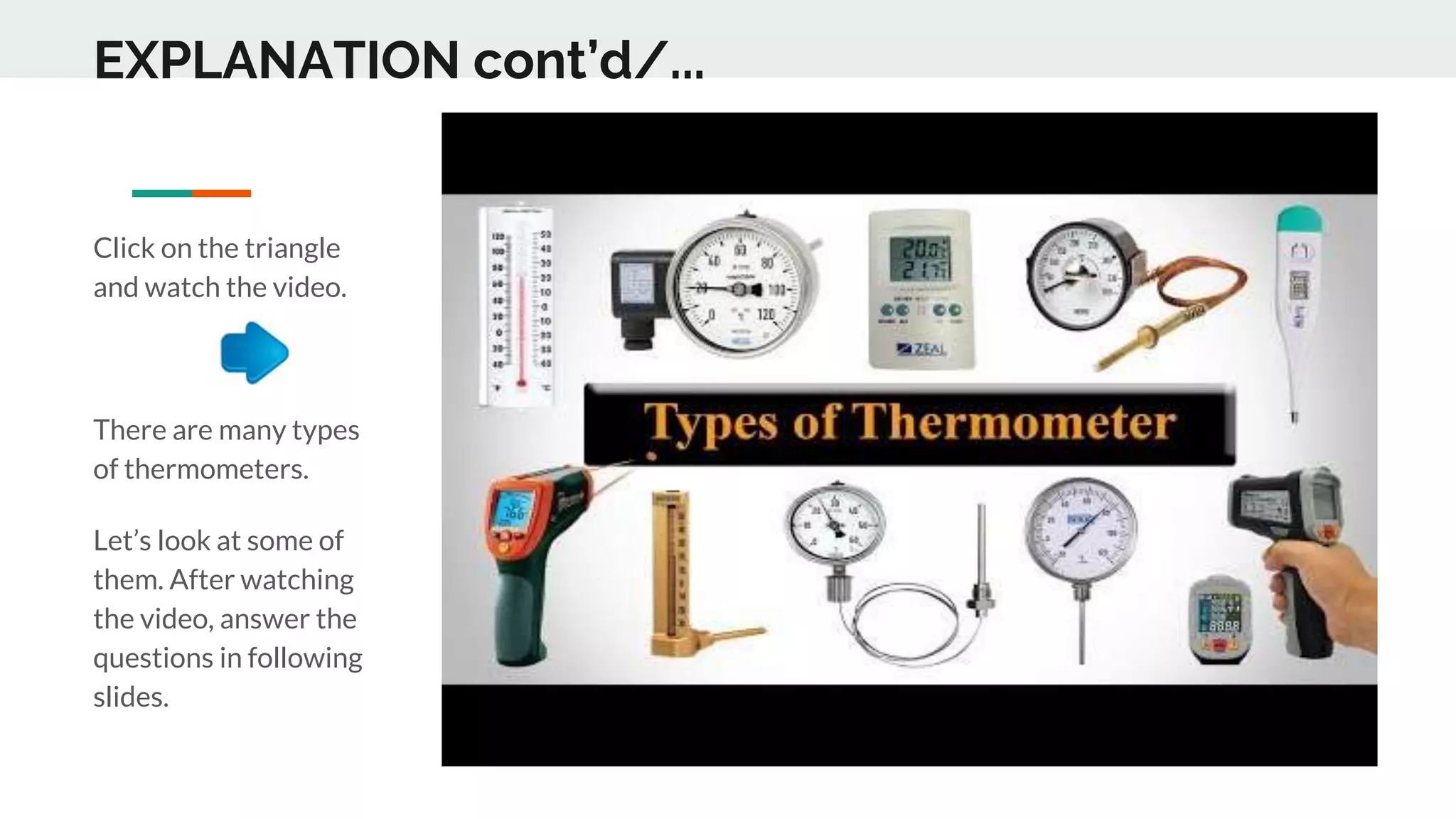 Sci5 lesson thermometers | PPTX