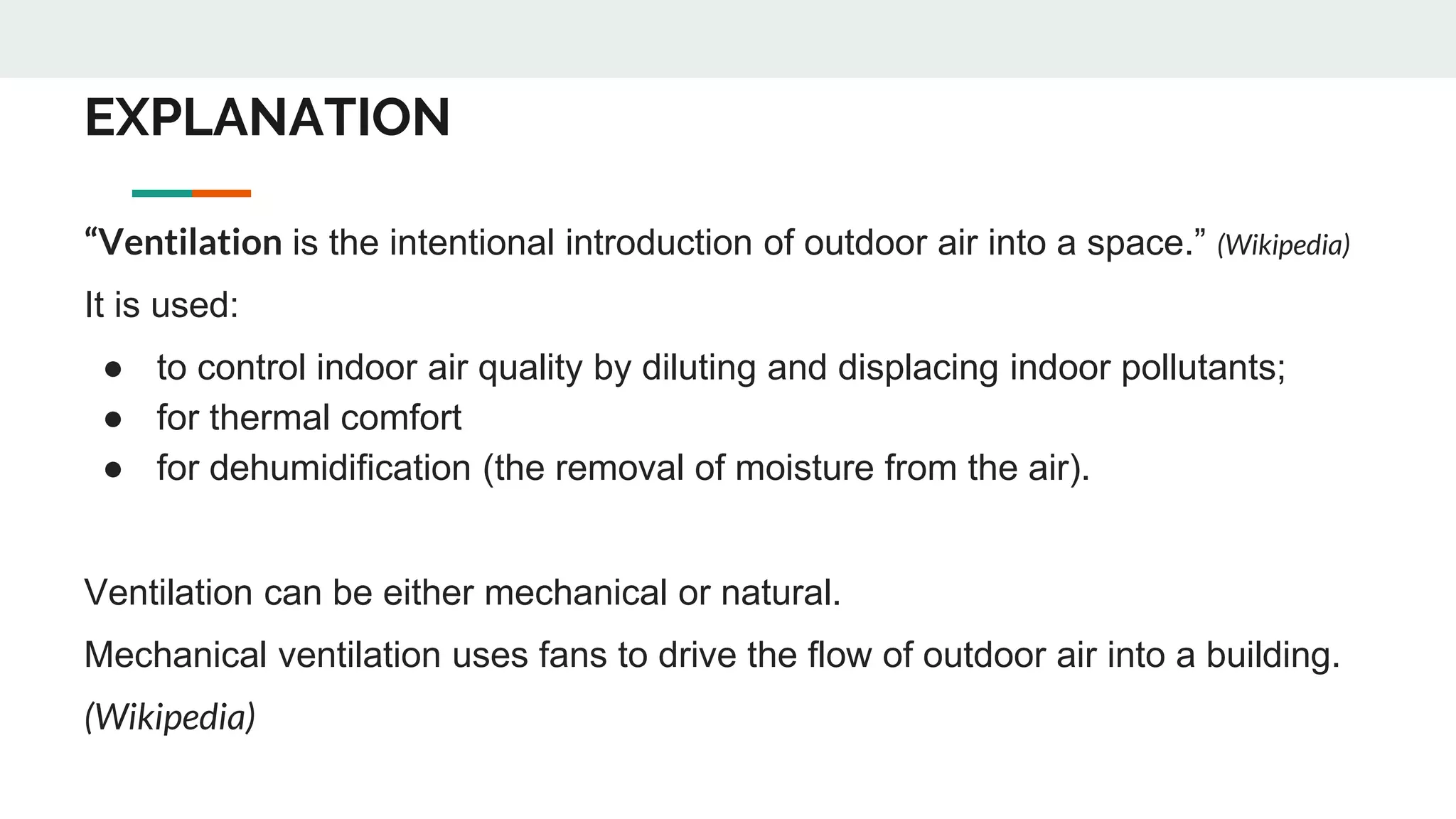 Sci5 lesson ventilation i | PPT