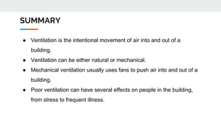 Sci5 lesson ventilation i | PPTX