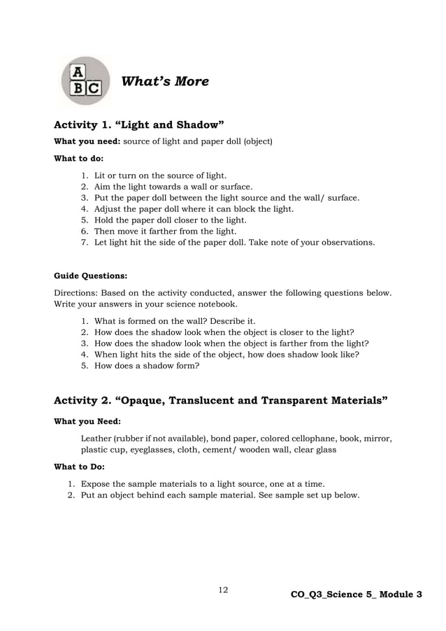 Sci5 Q3 Module3 1 Pdf