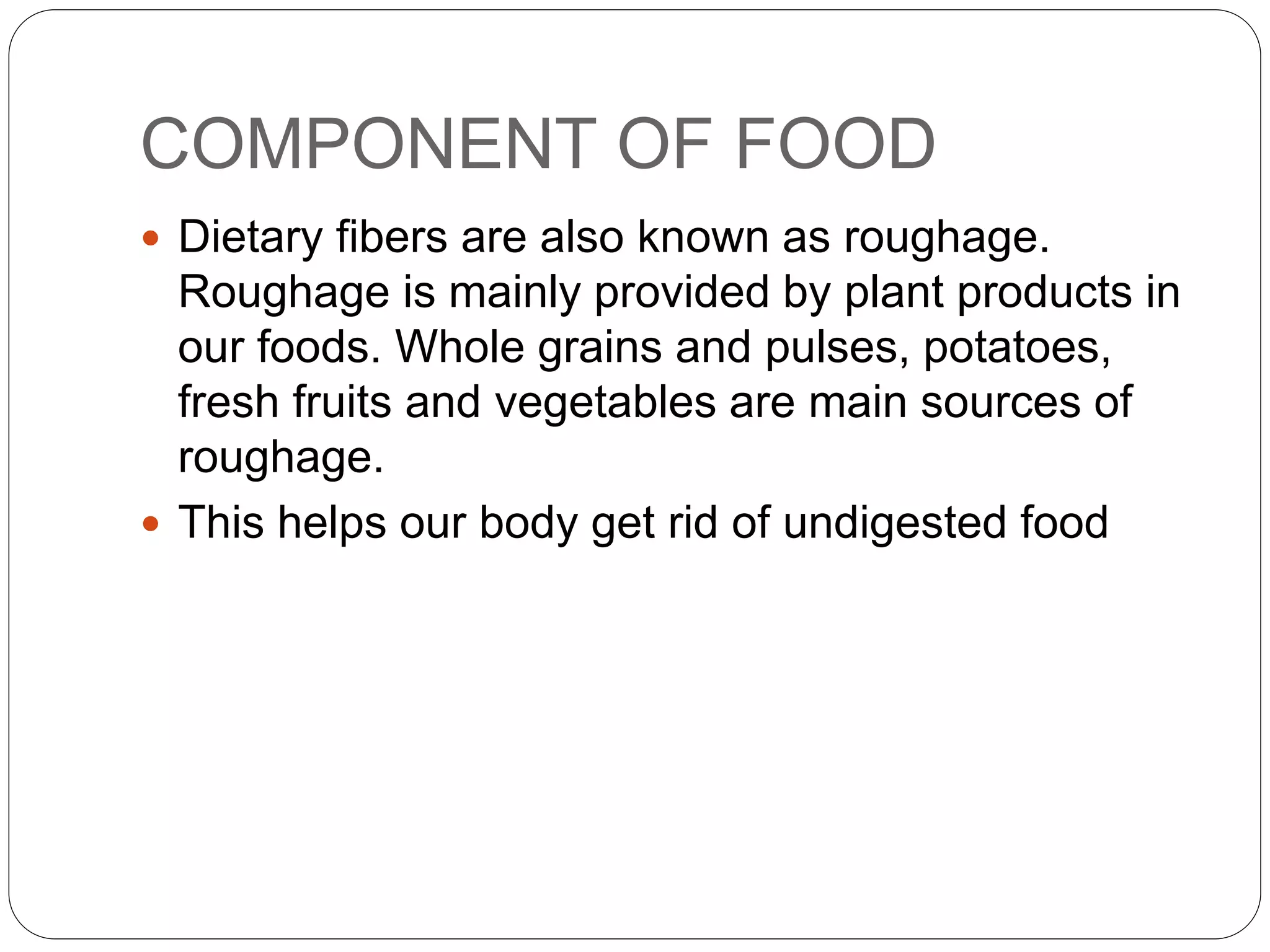 Food & the world of living things | PPTX