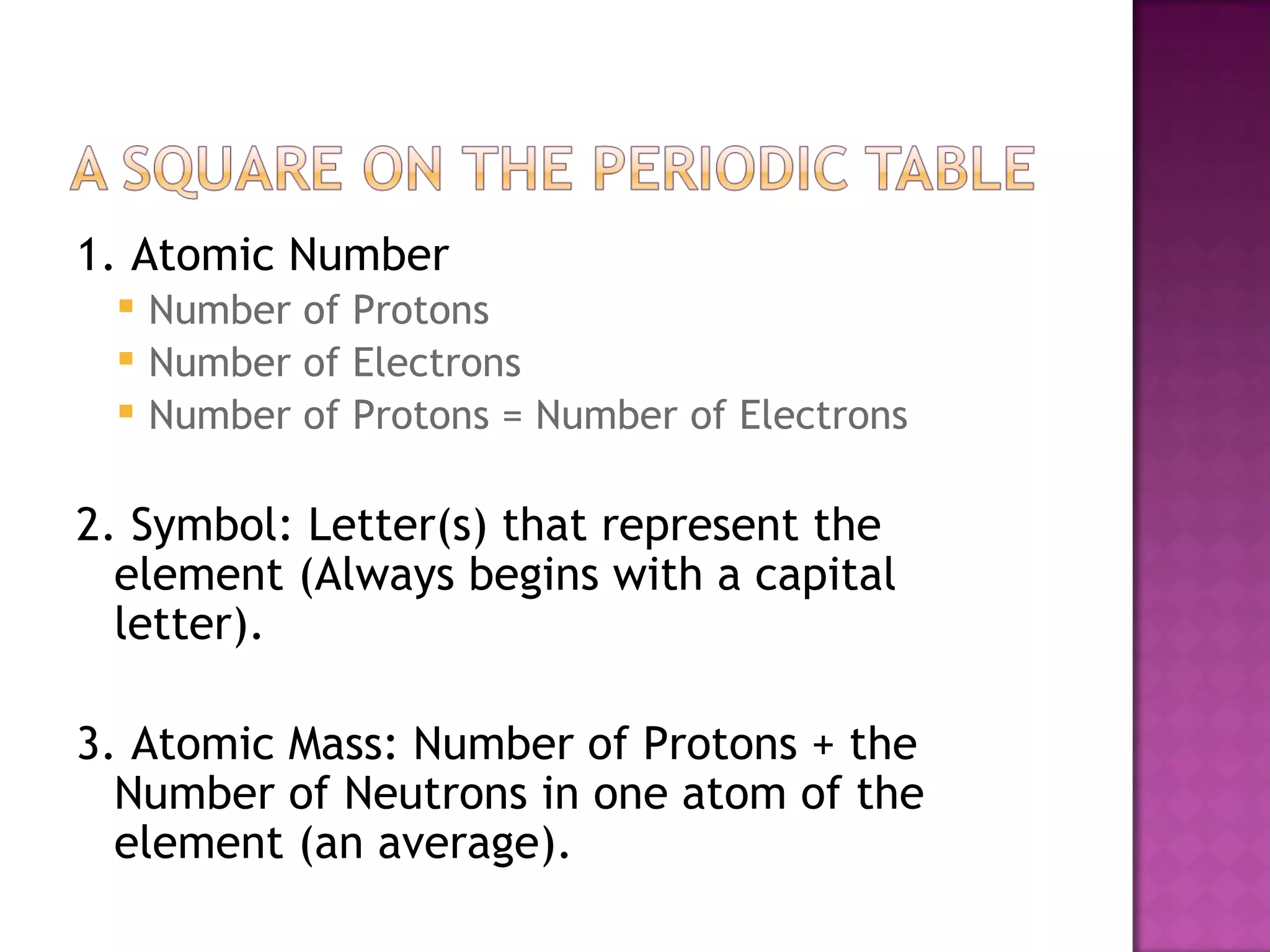 Sci7 c1 l1_periodic table atom presentation | PPT