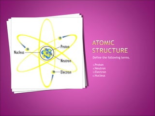 Sci7 c1 l1_periodic table atom presentation | PPT