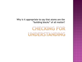 Sci7 c1 l1_periodic table atom presentation | PPT