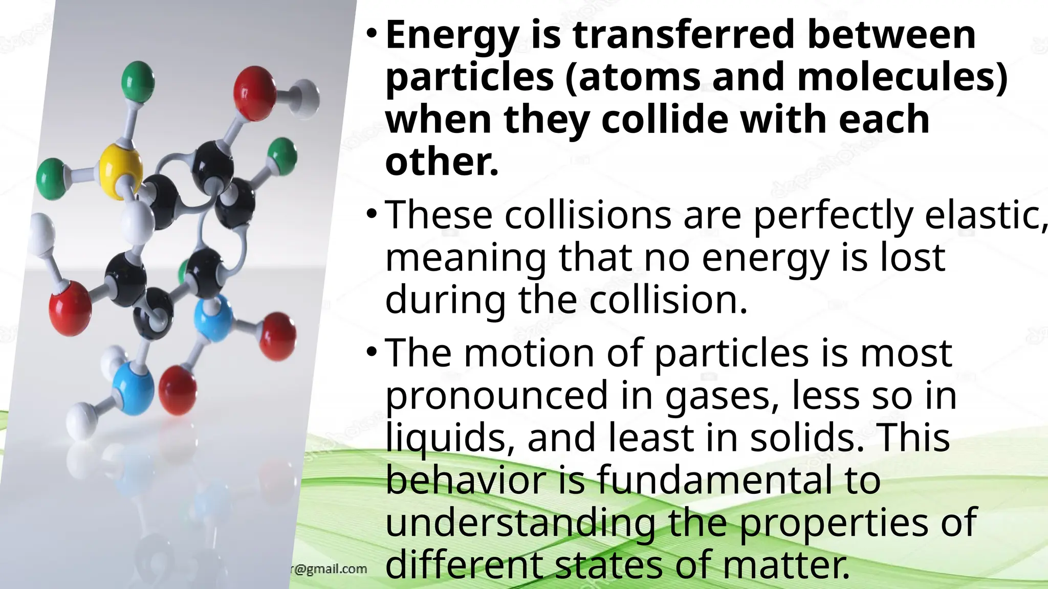 sci 7 q1 2 Describe the Particle Model of Matter as “All matter is made ...