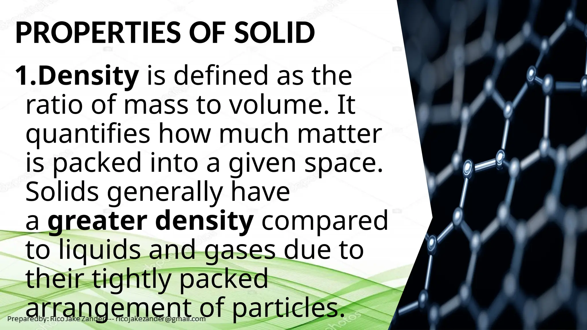 sci 7 q1 2 Describe the Particle Model of Matter as “All matter is made ...