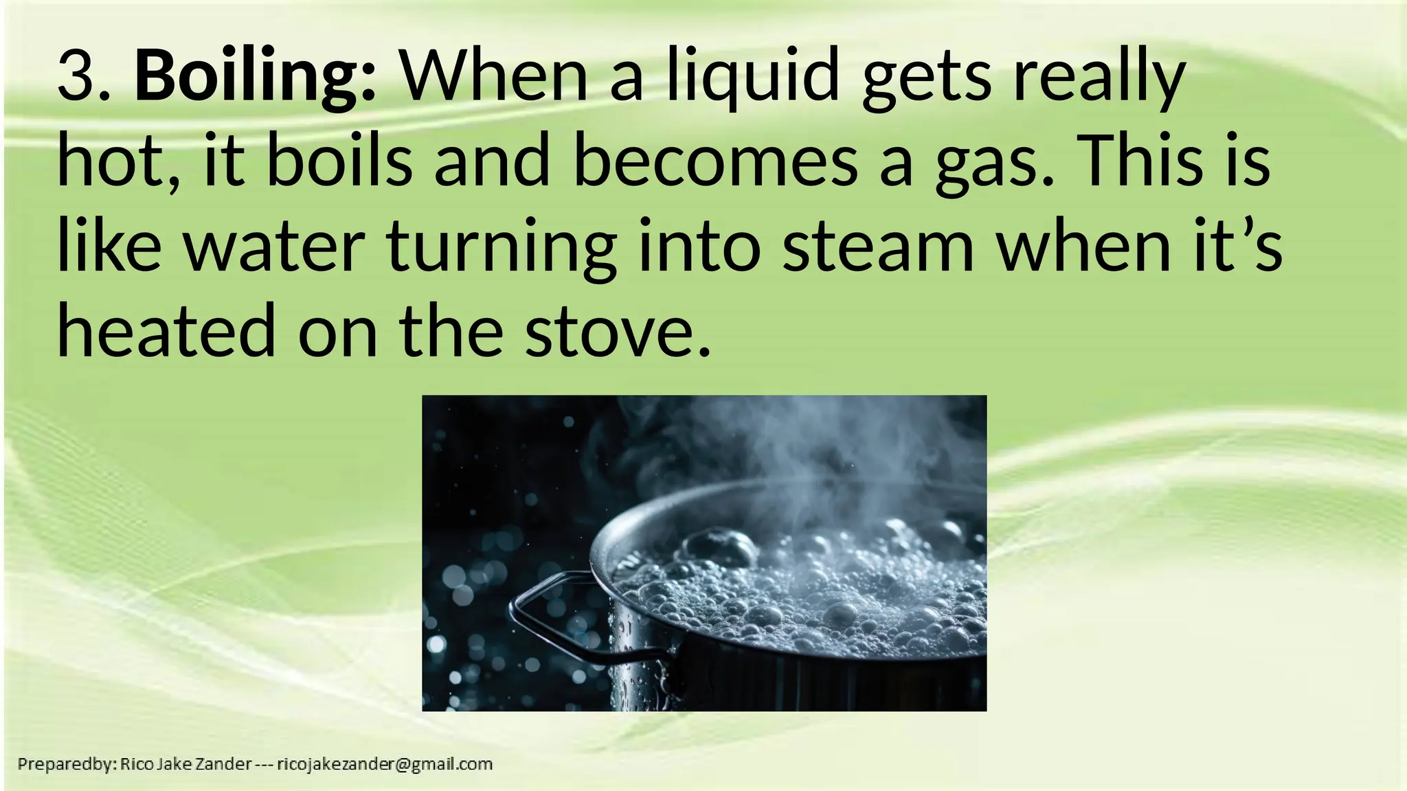 sci 7 q1 5 Explain the changes of state in terms of particle ...