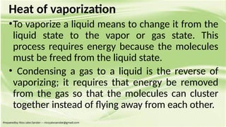sci 7 q1 5 Explain the changes of state in terms of particle ...