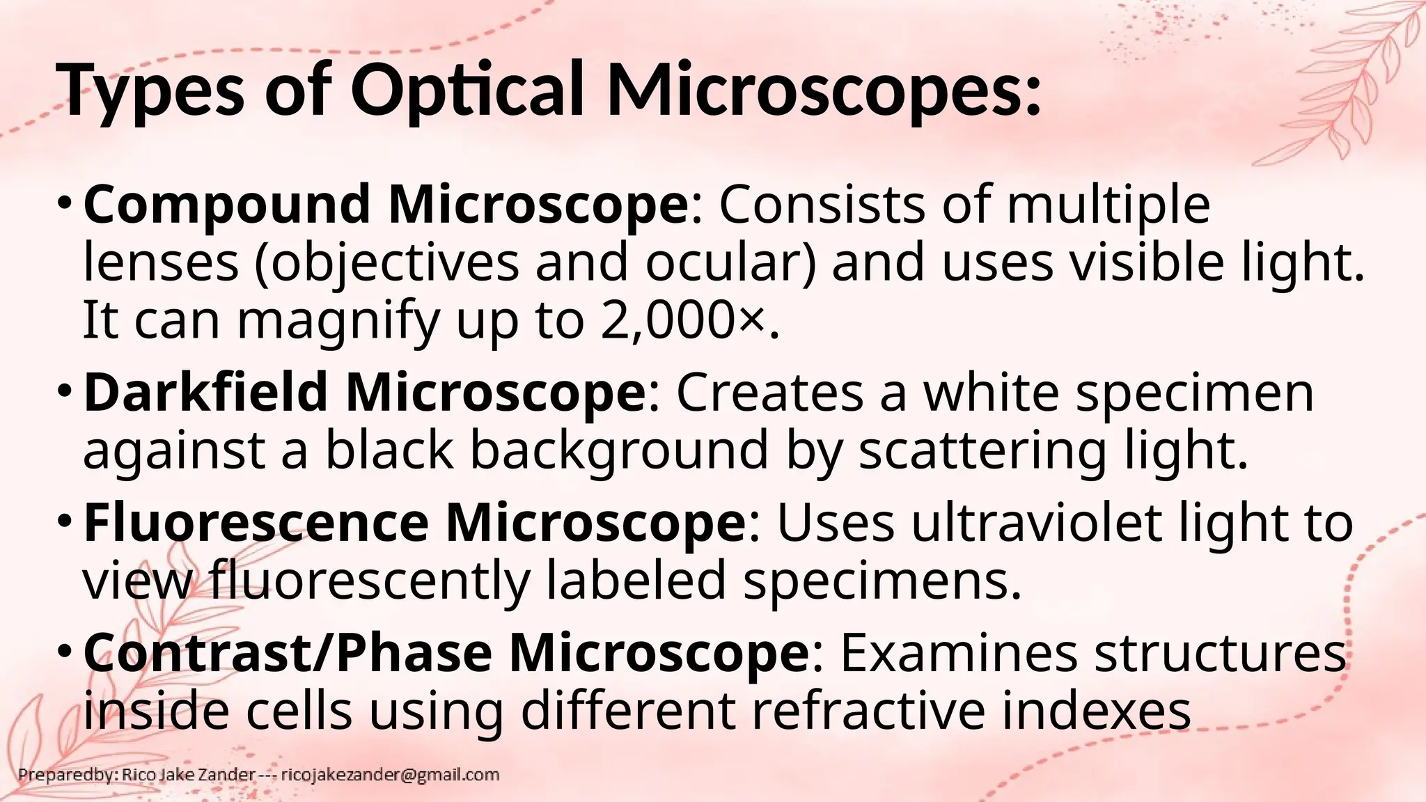 sci 7 q2 1 Identify the parts and functions, and demonstrate proper ...