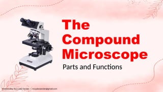 sci 7 q2 1 Identify the parts and functions, and demonstrate proper handling and storing of a ...