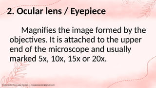 sci 7 q2 1 Identify the parts and functions, and demonstrate proper ...